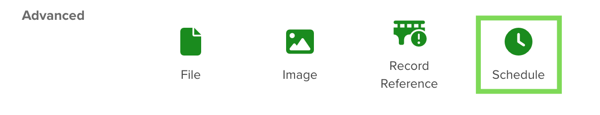 Schedule Field – Servis.ai